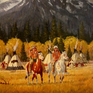 Ron Stewart Oil Painting : Original Ron Stewart Oil, "autumn Morning ...