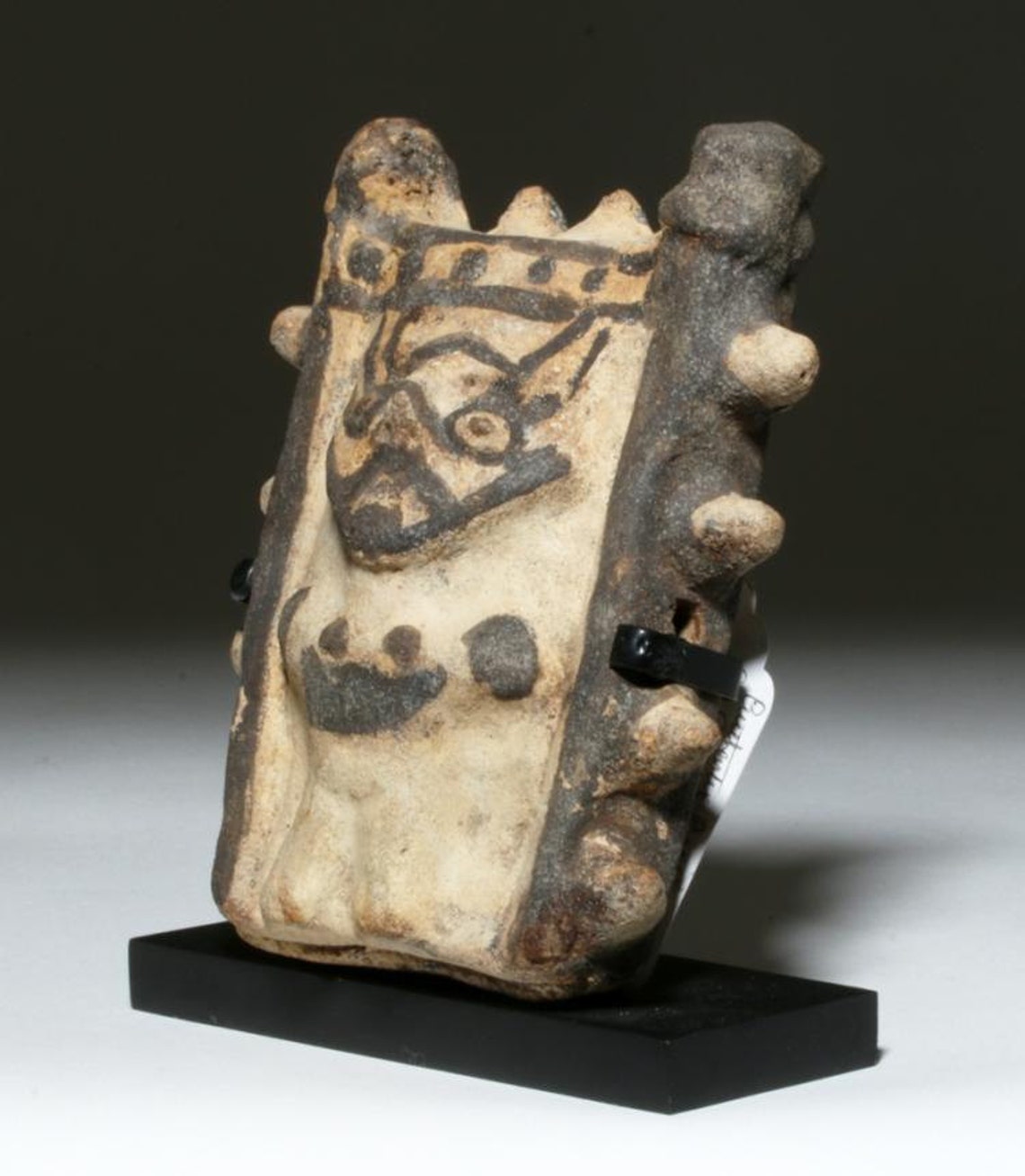 Pre Colombian Chancay Bichrome Rattle-human Form, Ca 1000 to 1470 CE ...
