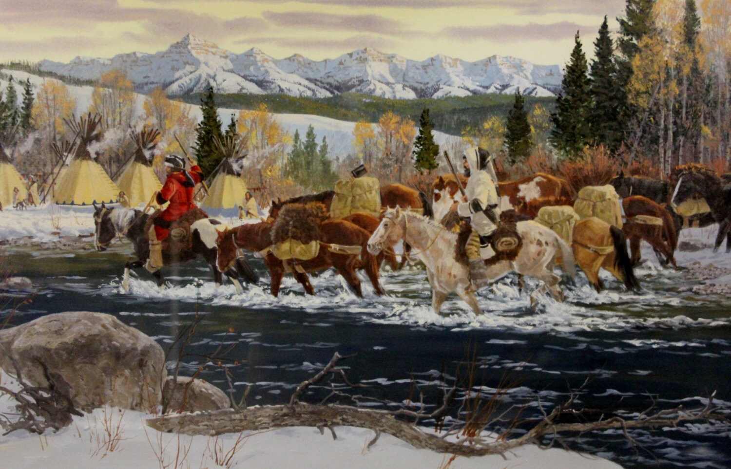 Winter Art : Ron Stewart Western Artist, Ron Stewart Art, Signed ...