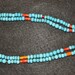 Glass Beads : Authentic Vintage Naga Turquoise Glass Bead and Brass ...