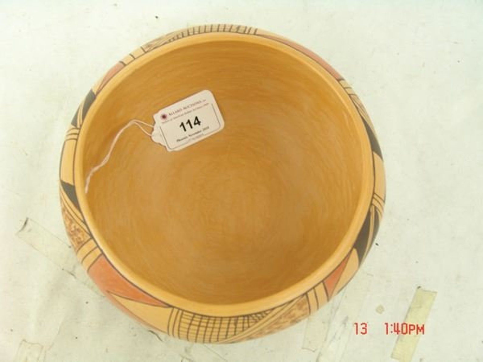 Native American Vintage Hopi Poly Chrome Pottery Bowl by - Etsy