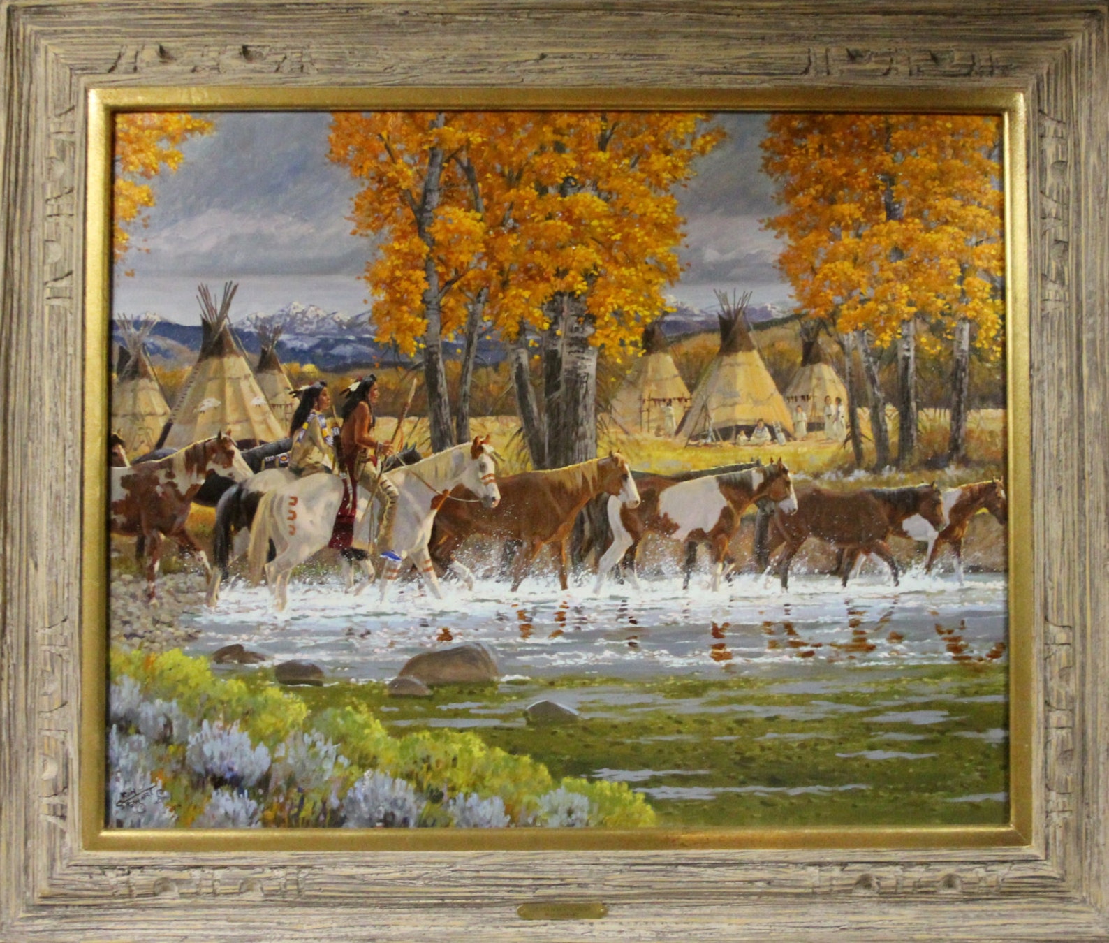 Oil Painting : Ron Stewart Oil Painting, Original Oil, "september Color ...