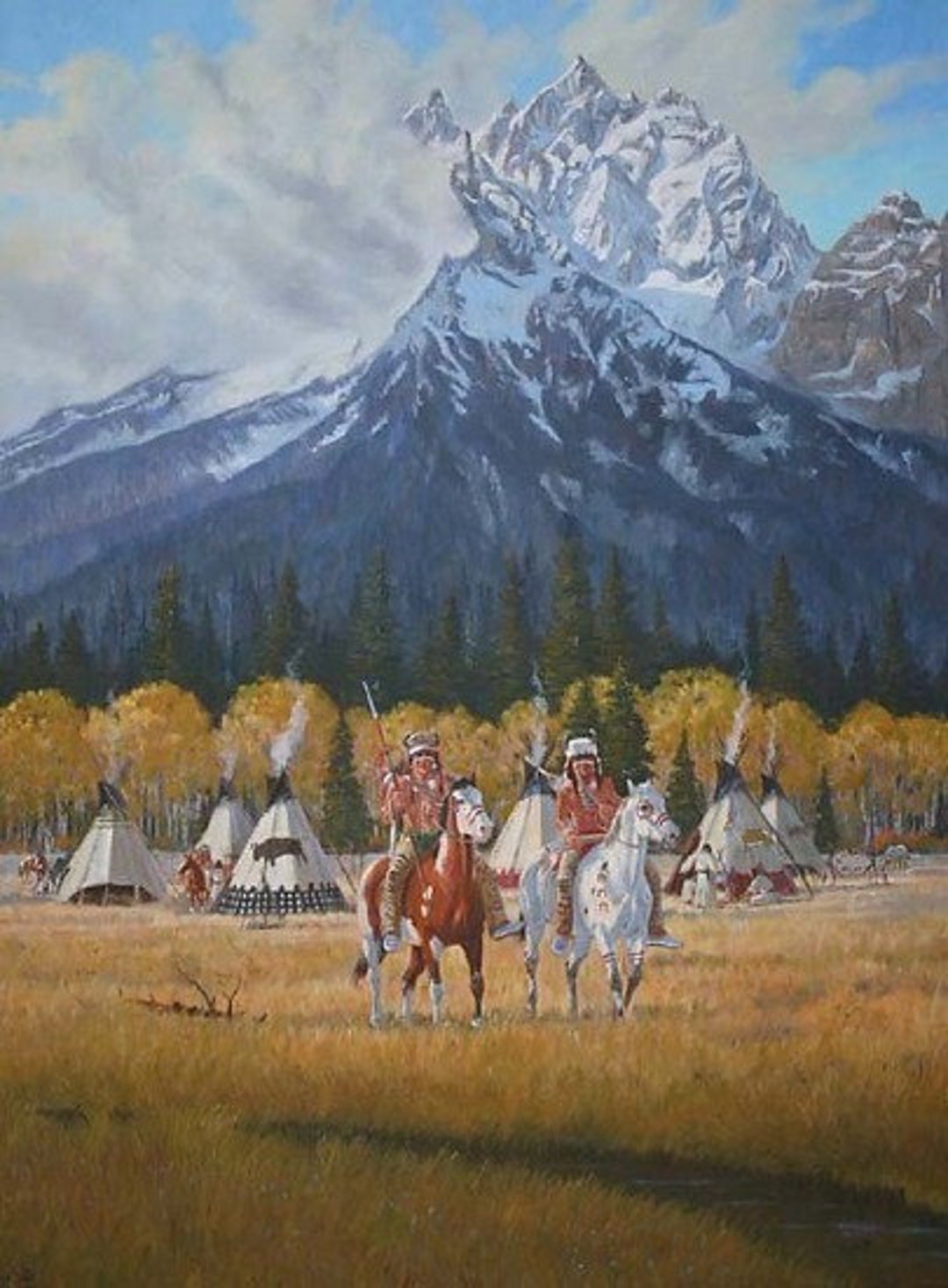 Ron Stewart Oil Painting : Original Ron Stewart Oil, "autumn Morning ...