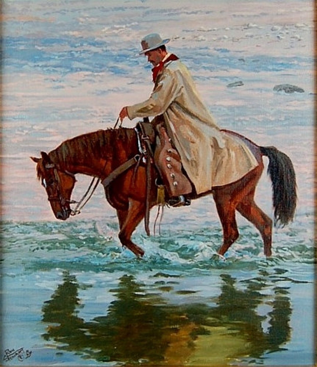 Horse Painting : Ron Stewart Oil Painting, Original Ron Stewart Oil ...