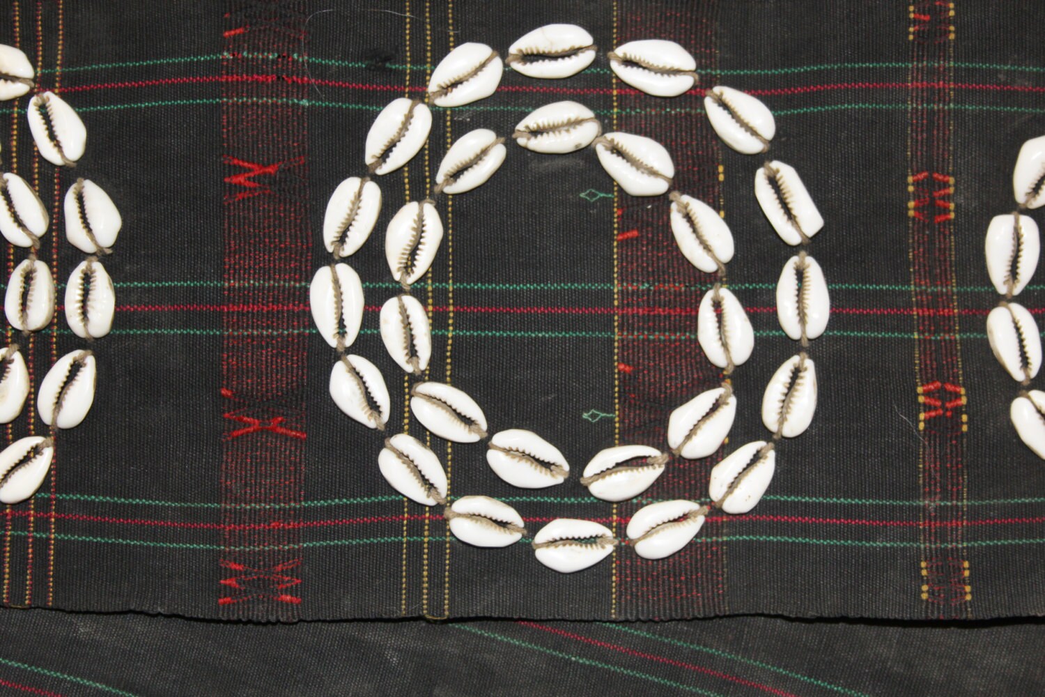 Shells : Authentic Chang Warrior Sash With Six Double Cowry - Etsy