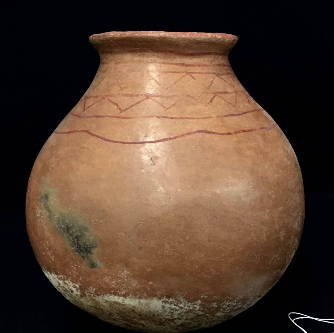 Native American Rare Historic Tohono O'odham Wine Pot, Ca Early 1900's ...