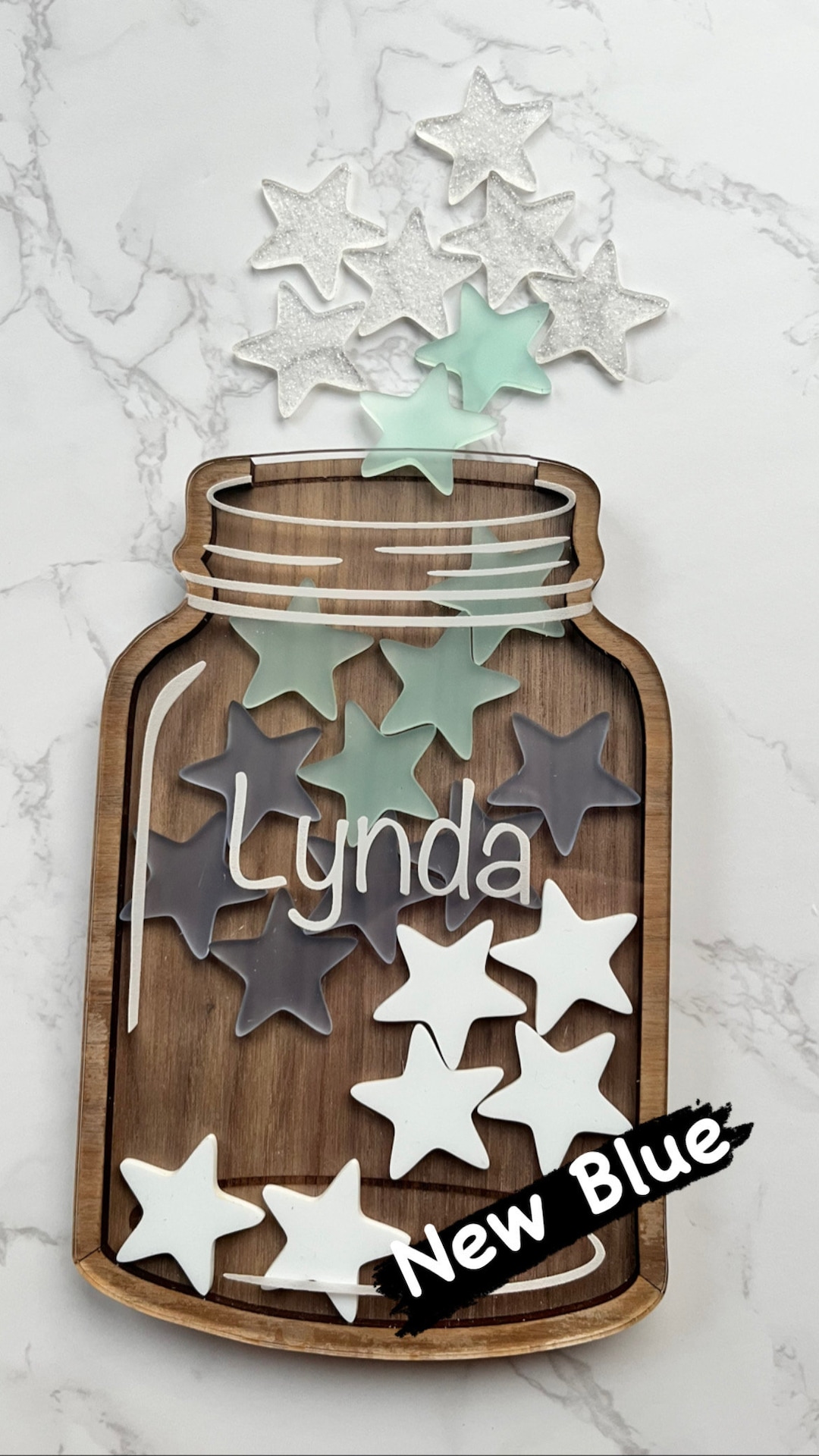 Personalized Wooden Star Reward Jar: Class Reward System, Potty ...