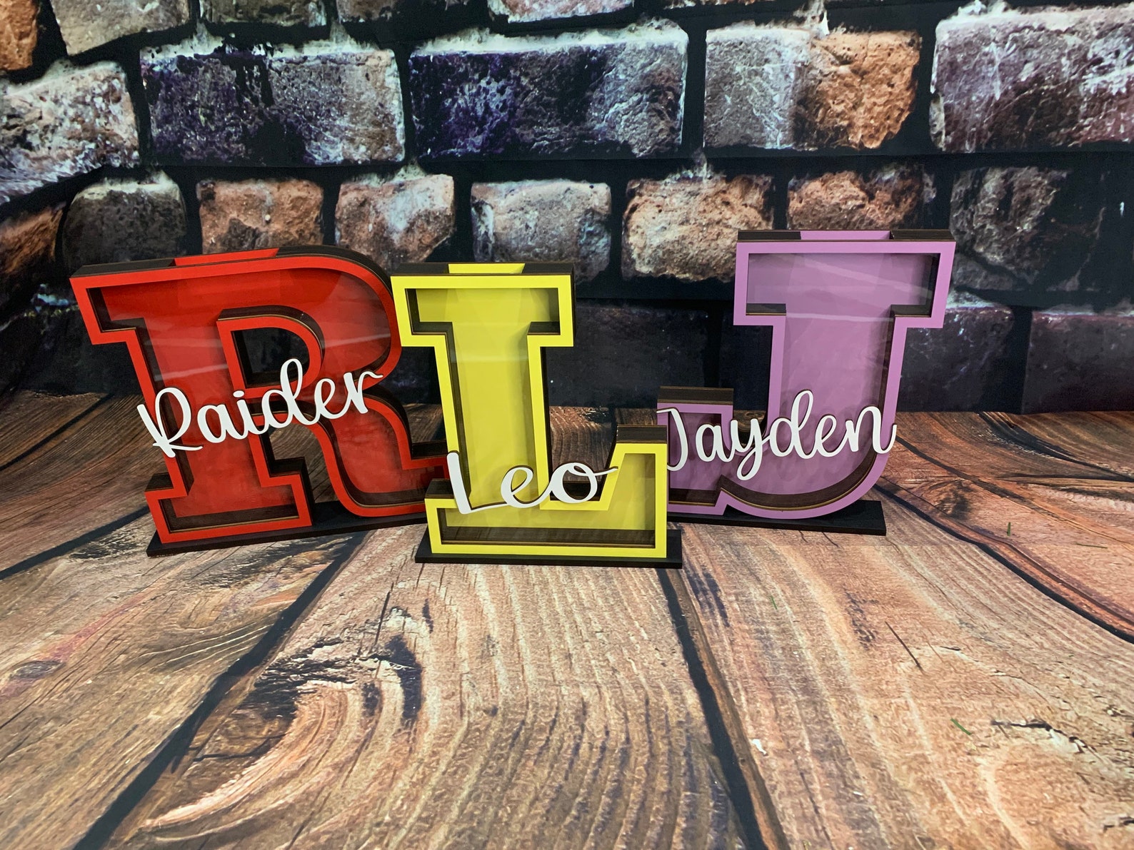 Personalized Letter Coin Bank | Etsy