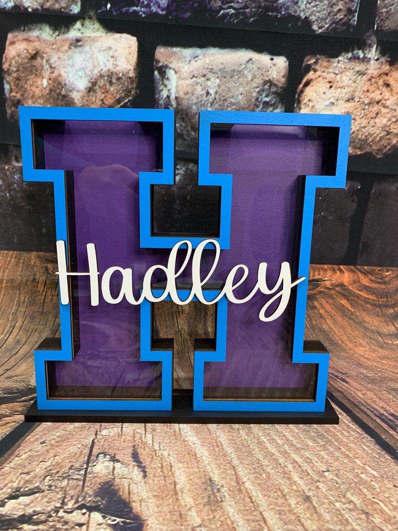 Personalized Letter Coin Bank | Etsy