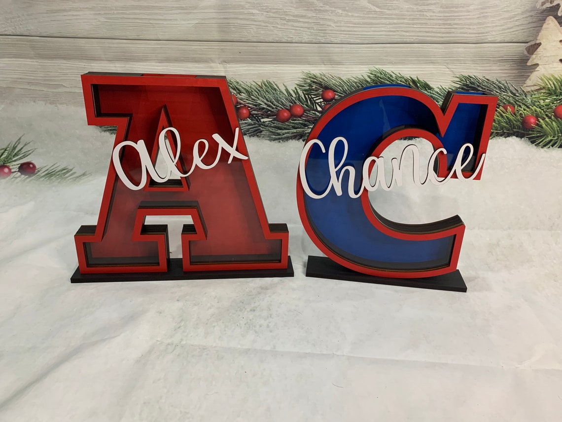 Personalized Letter Coin Bank | Etsy