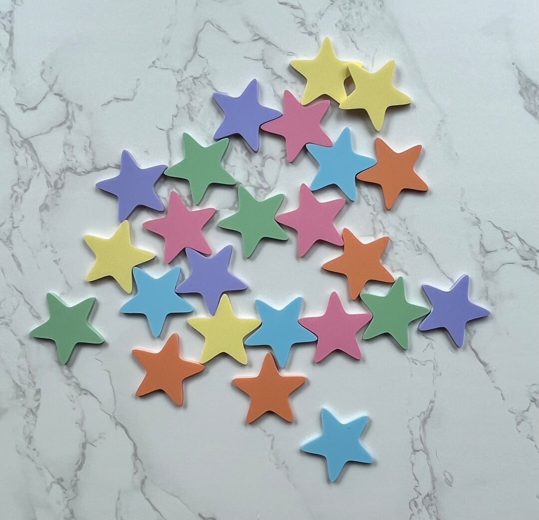 Extra Star Tokens for Reward Jar, Pastel Star Tokens - Etsy