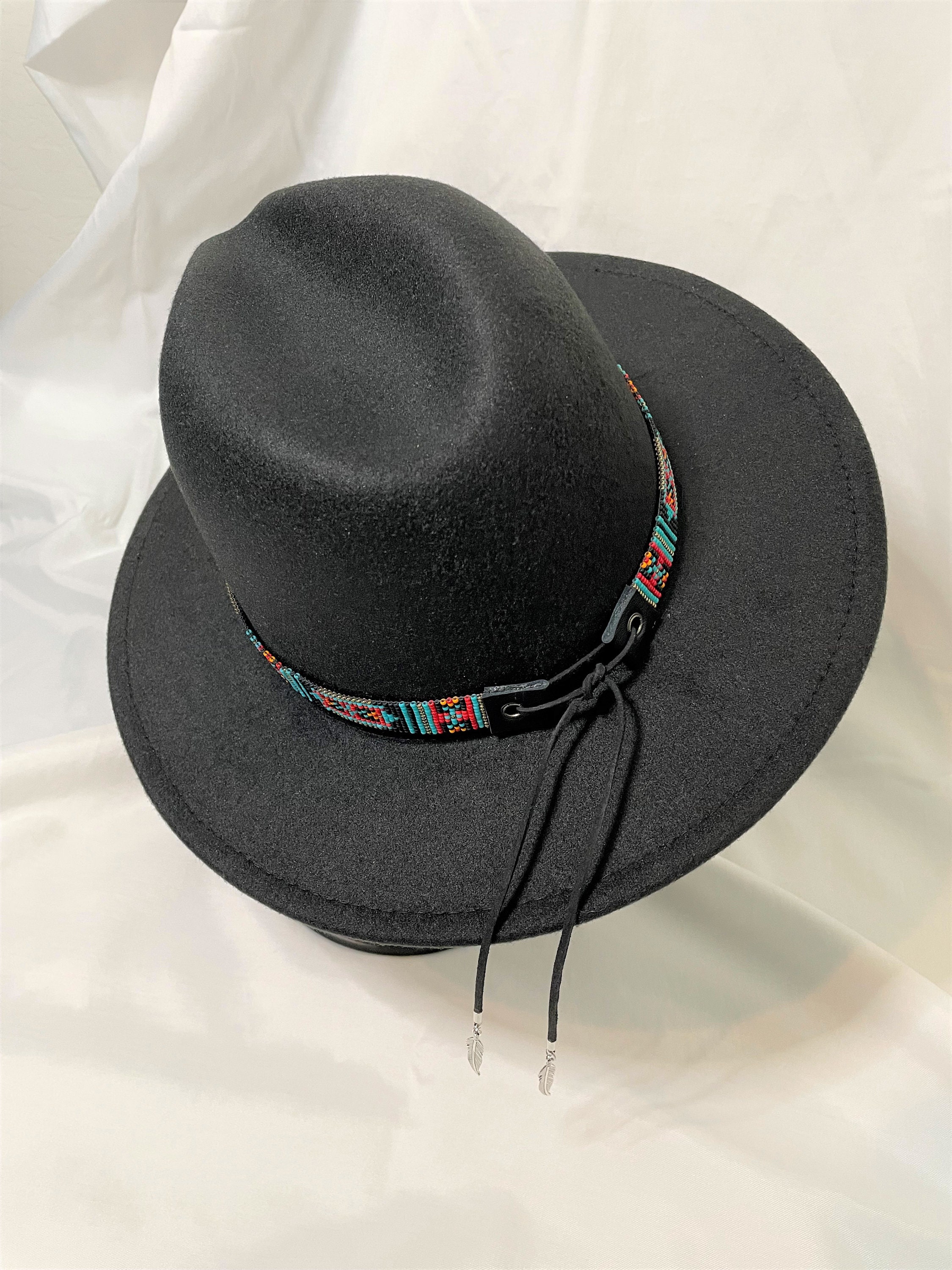 PATTERN: Loom Hat Band, 'rivers End', Beaded Hat Band for Cowboy and ...