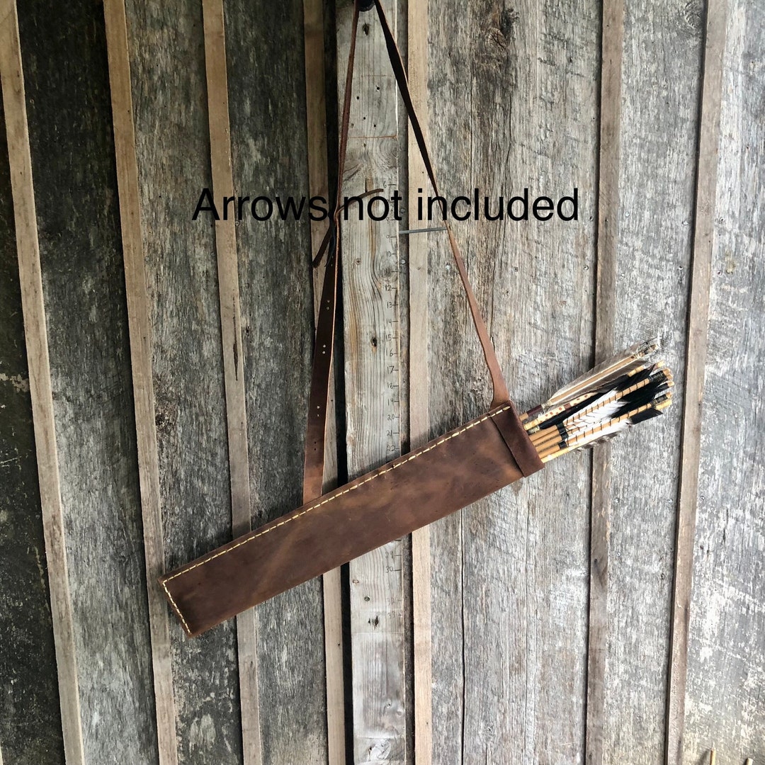 Brown Large Traditional Leather Archery Quiver - Etsy