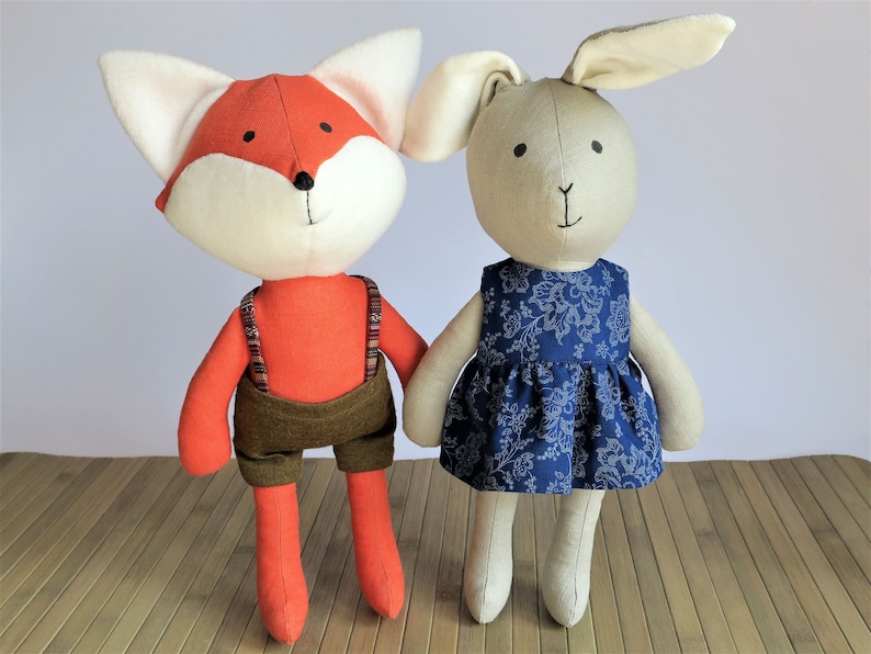 Fox Sewing Pattern | Sewing Pattern & Tutorial | Dressed Soft Toy | PDF ...