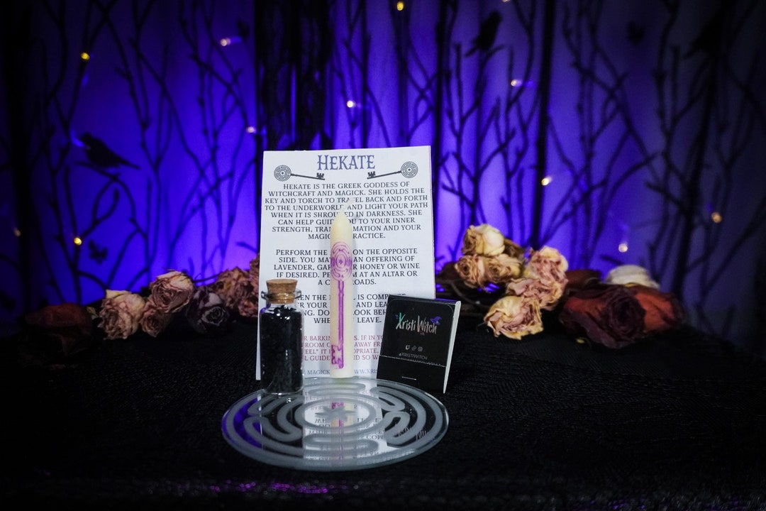 Hekate Invocation/offering Kit for Magick Witchcraft Handmade Beeswax ...