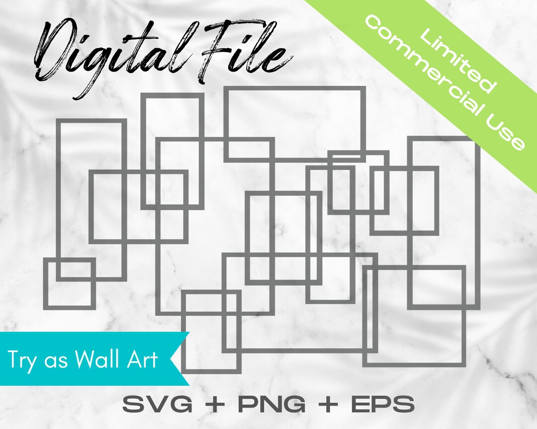 Abstract Art SVG, Abstract Clipart, Geometric Cut File, Geometric ...