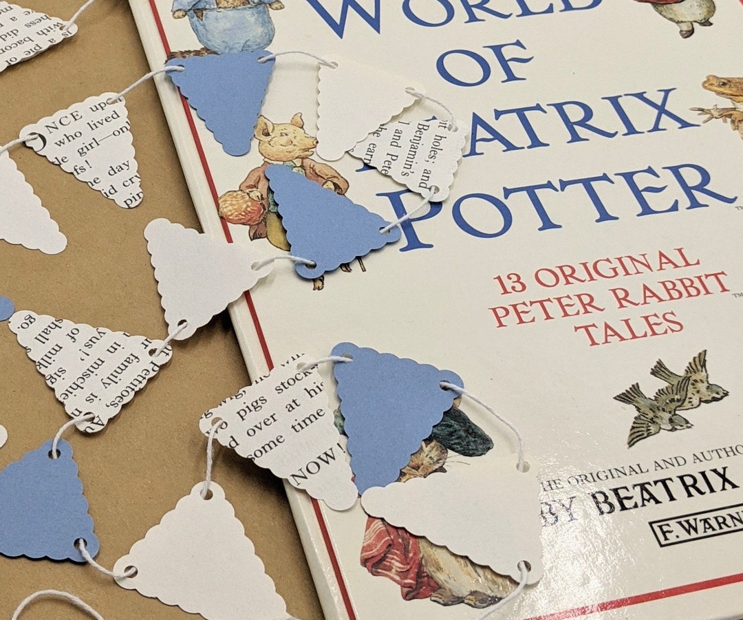 Scallop Triangle Banner the World of Beatrix Potter 13 - Etsy