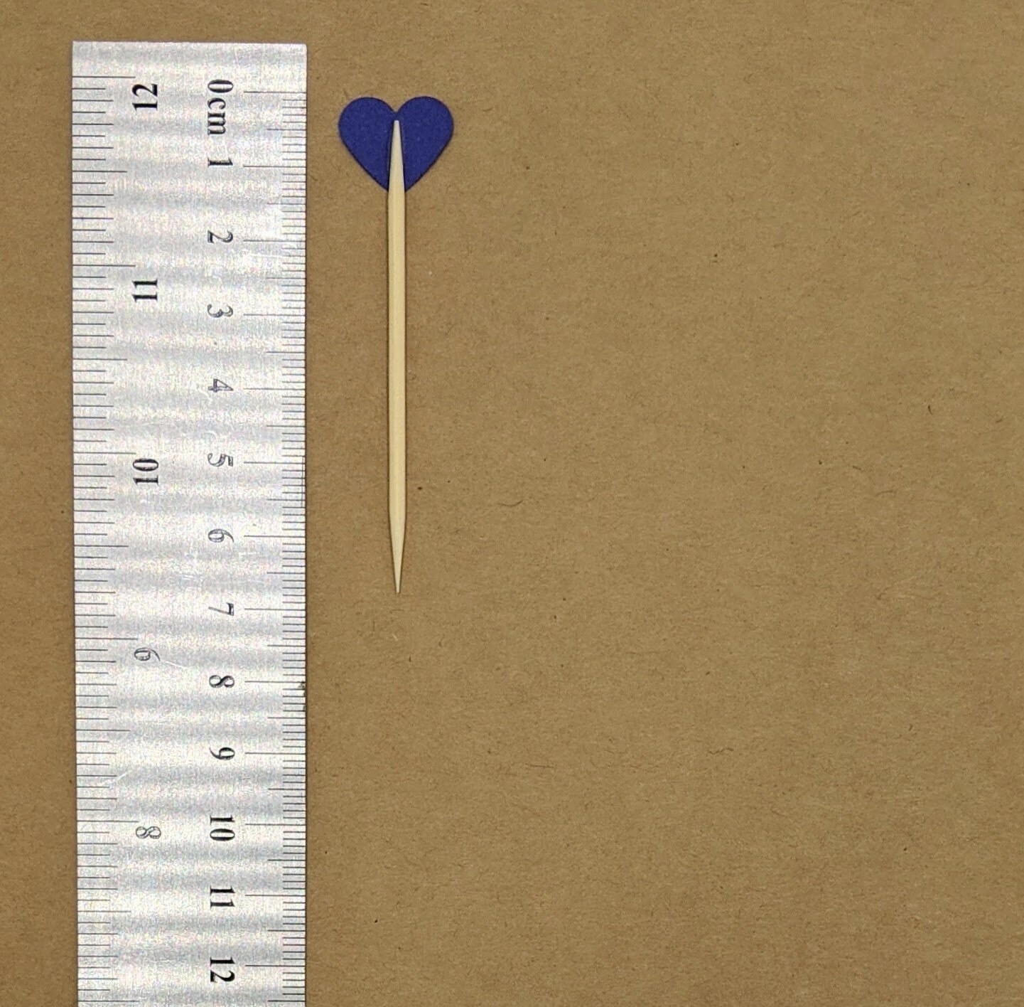 Heart Cupcake Toppers Blue Party Decor Heart Decorations - Etsy