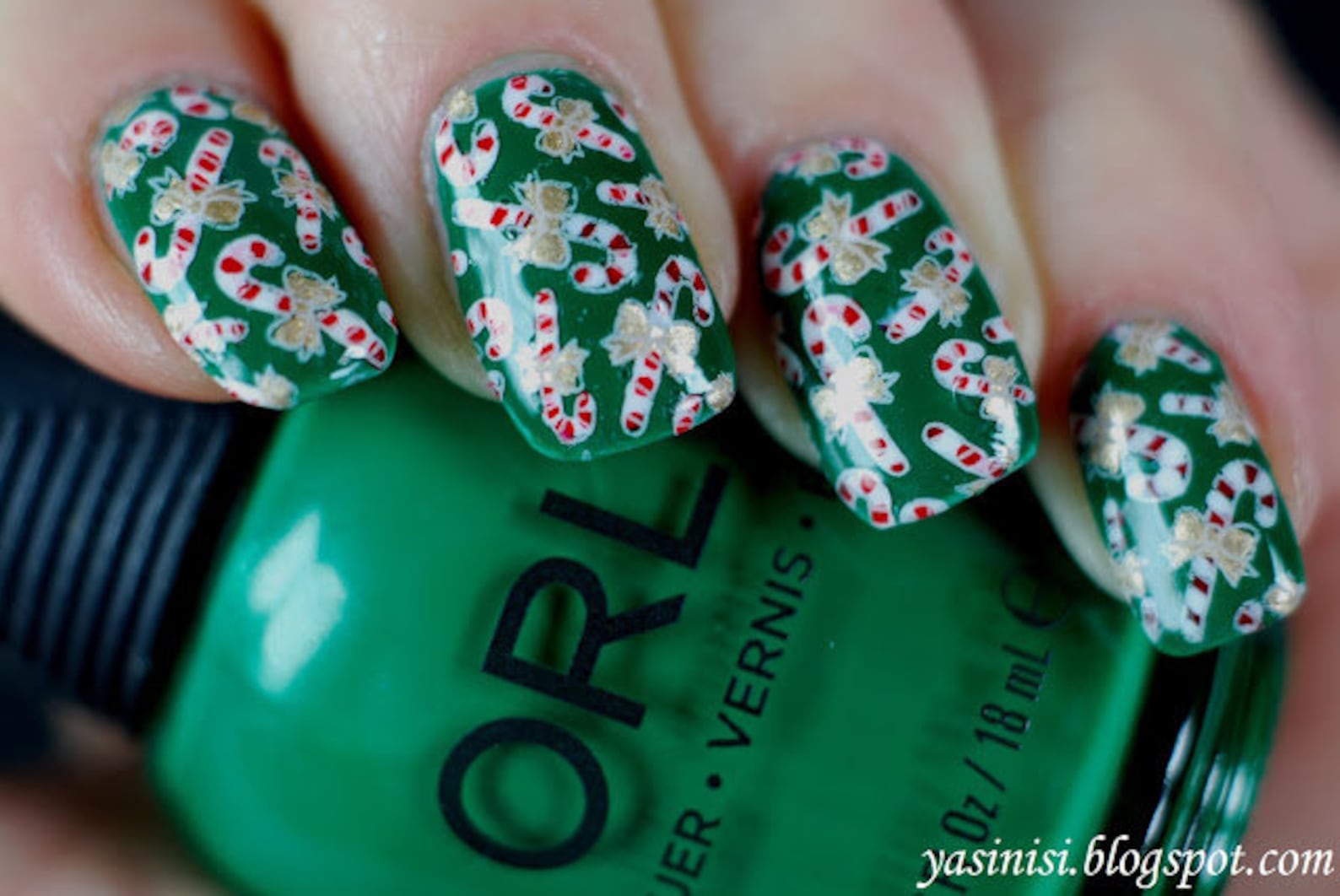 B.10 - Nail Art Stamping Nails Holiday Festive - Merry Christmas - Etsy