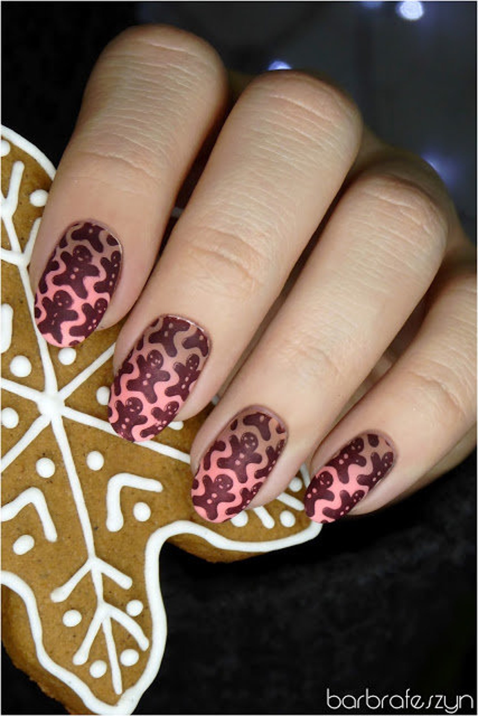 B.10 - Nail Art Stamping Nails Holiday Festive - Merry Christmas - Etsy