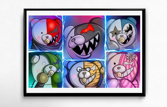 Monokuma Posters - Etsy