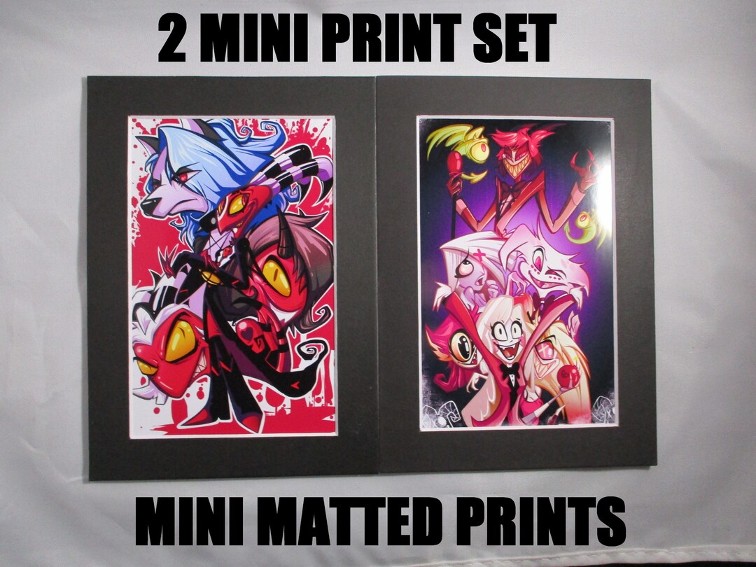Hazbin Hotel & Helluva Boss 2 Mini Matte Set - Etsy