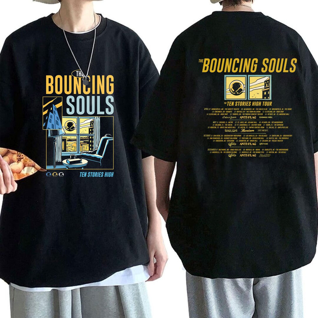 The Bouncing Souls 2023 Tour Png Ten Stories High Tour Png - Etsy