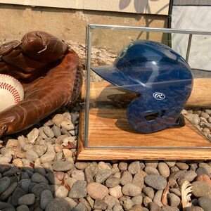 Mini Baseball Helmet Display Case, Memorabilia Display Case, Collector ...