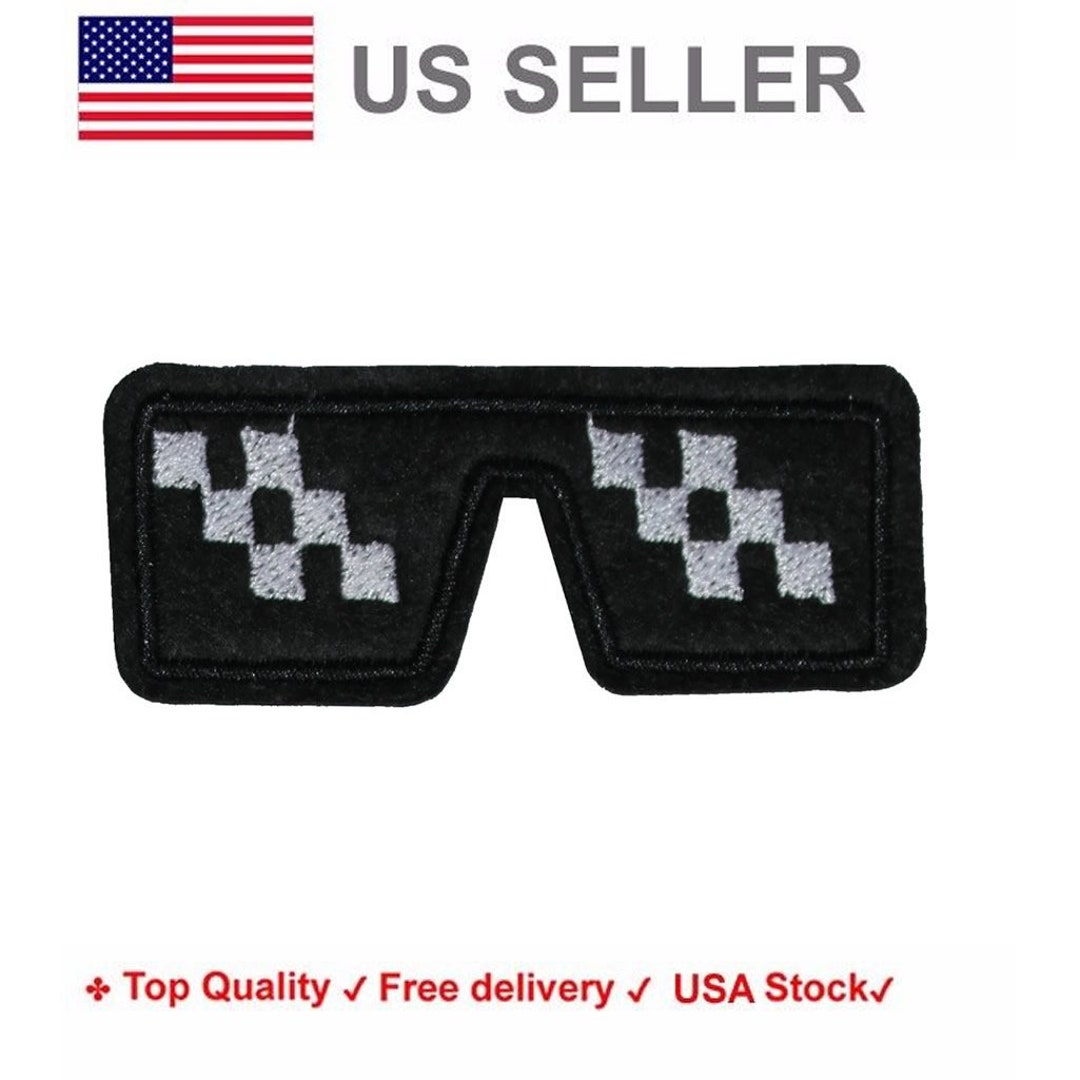 Like a Boss Iron on / Sew on Embroidery Patch Badge Embroidered Glasses ...