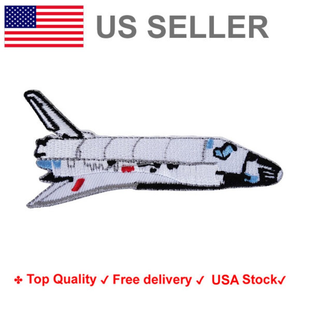 Space Shuttle Iron on / Sew on Embroidery Patch Space Explorer - Etsy