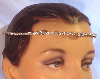 Bridal forehead band | Etsy