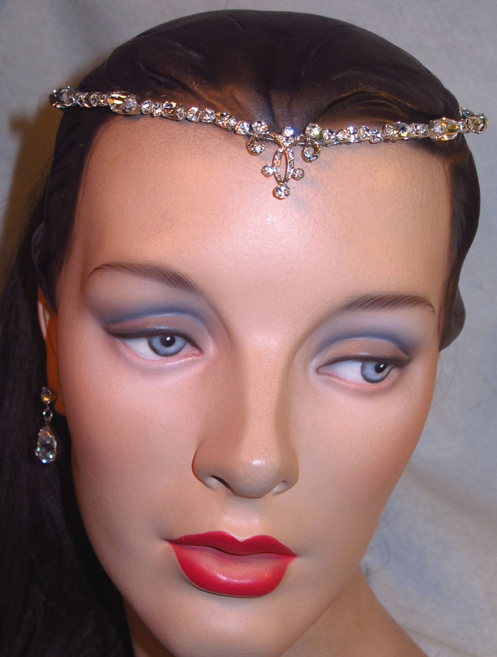 Rose Gold Gold Bridal Forehead Band Bridal Headband Etsy