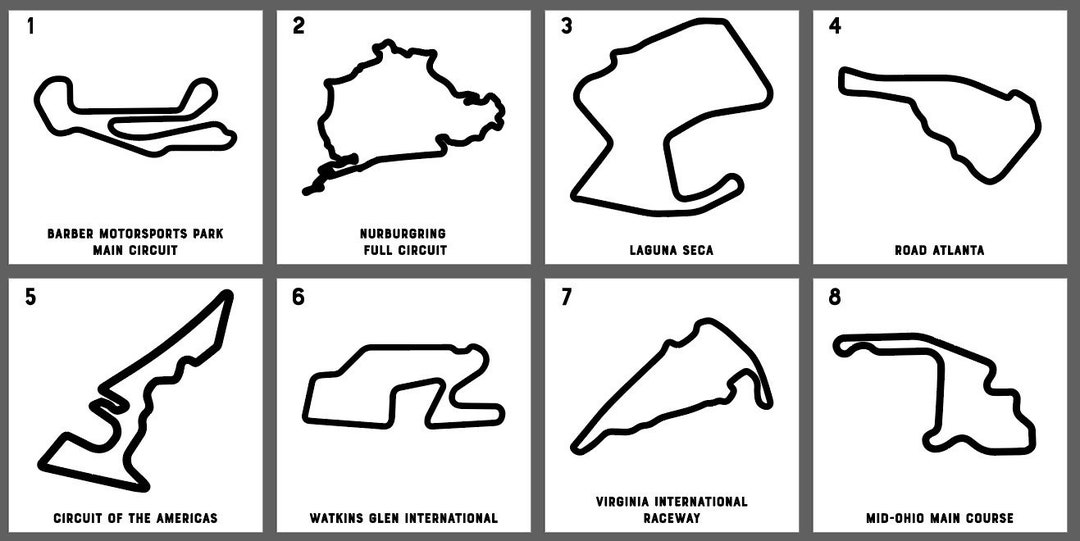 Race Track Decals - Etsy Australia