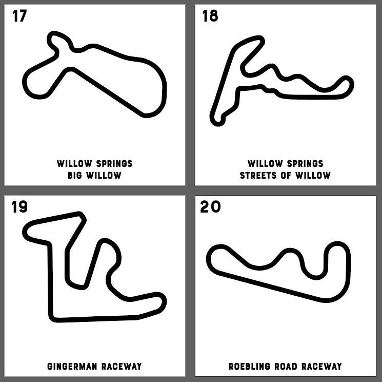 Race Track Decals - Etsy