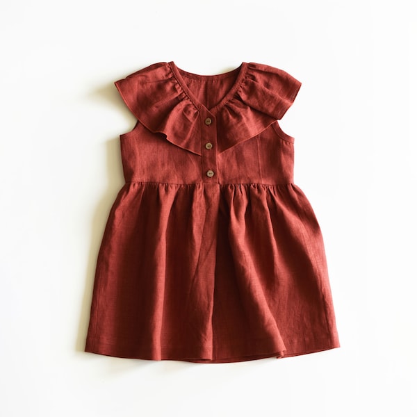 Ruffle Baby Dress - Etsy