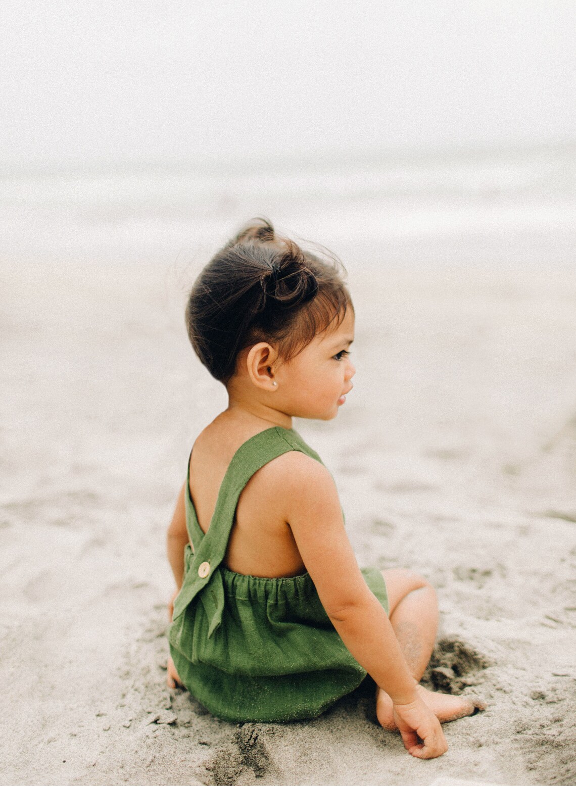 Linen Baby Romper Organic Baby Clothes Linen Playsuit - Etsy