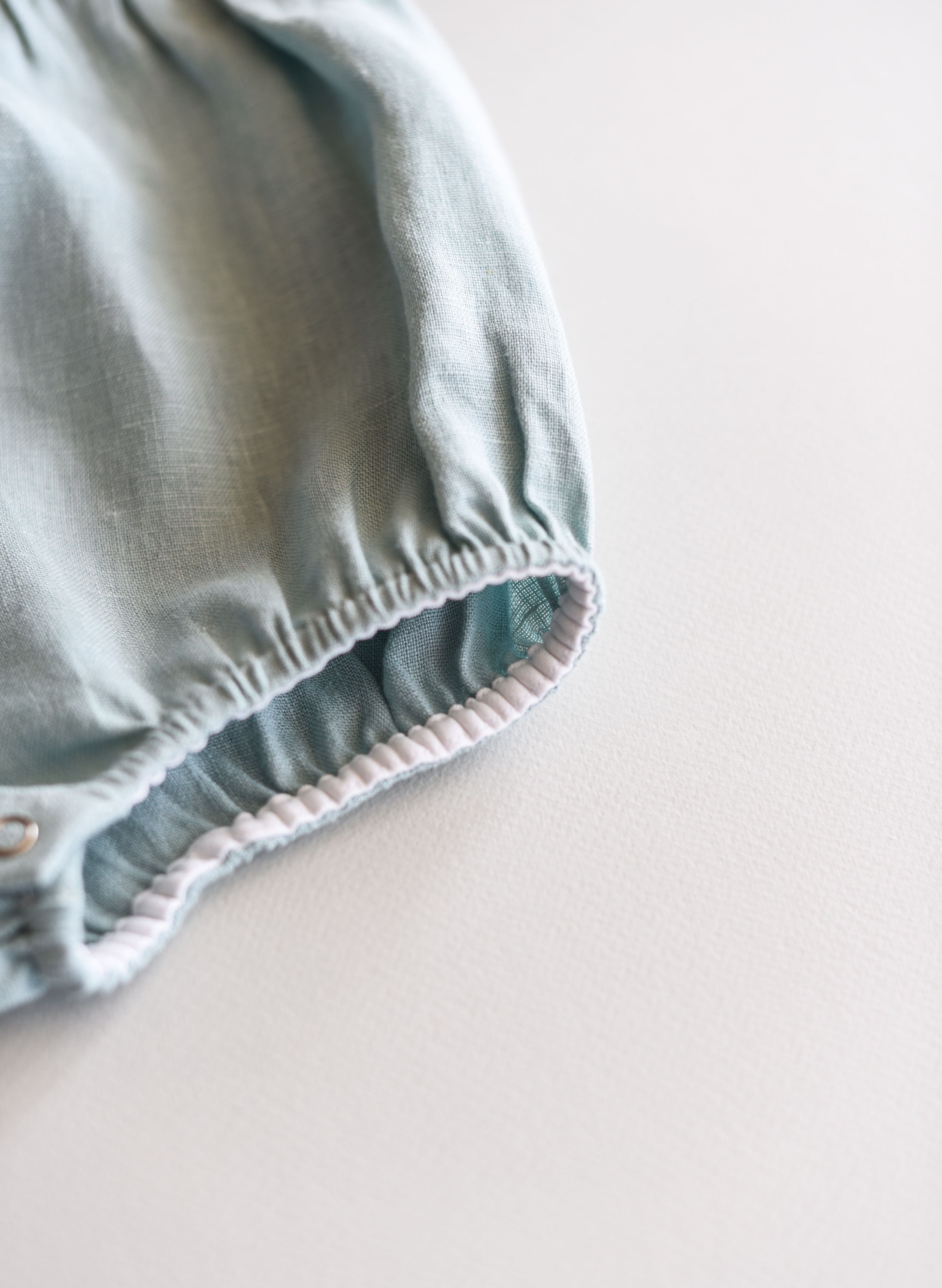 Baby Romper Ruffle Linen Toddler Romper Frilly Baby Outfit | Etsy