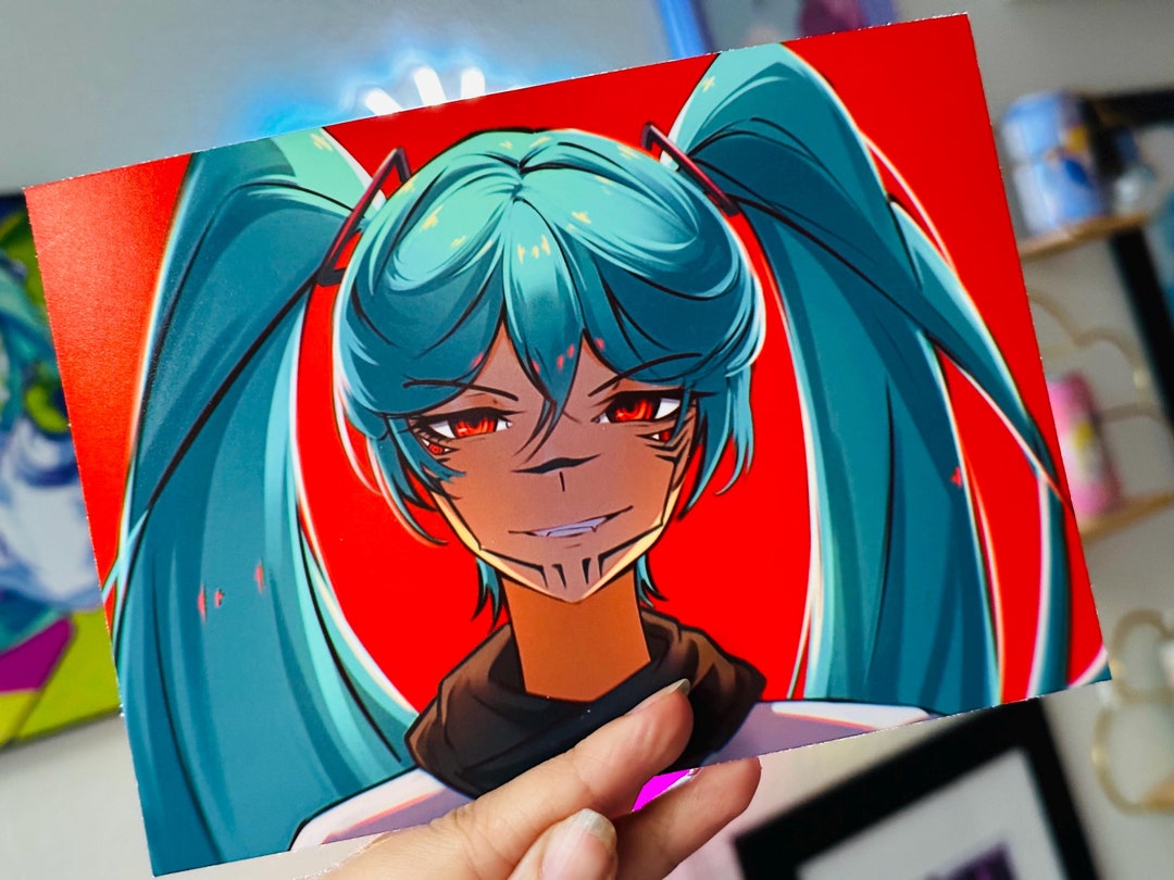 CURSED SINGER 5 X 7 8x10 Miku // JJK Inspired Art Prints - Etsy