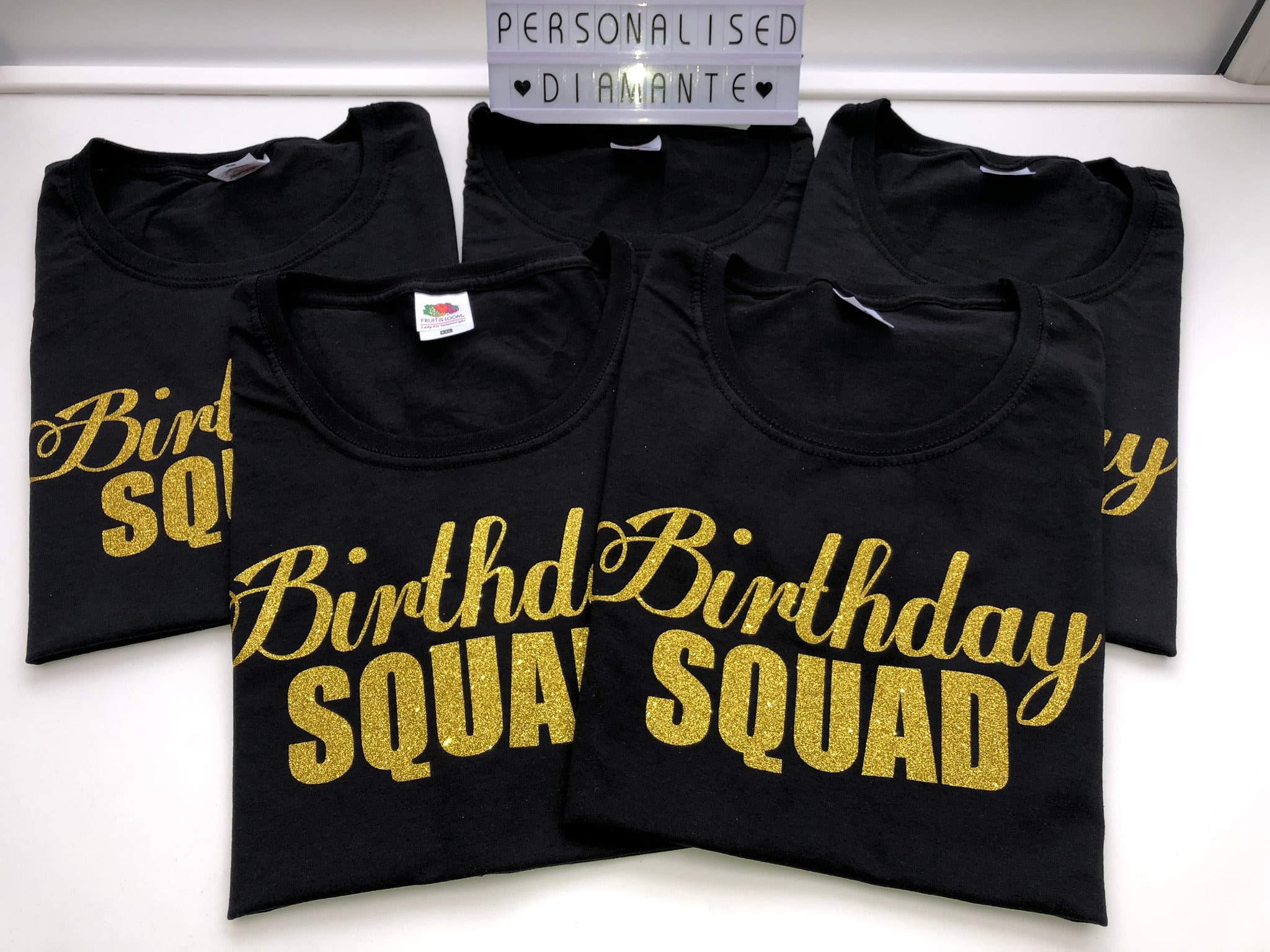 Birthday Squad Shirts Birthday Party Tops Birthday Girl - Etsy UK