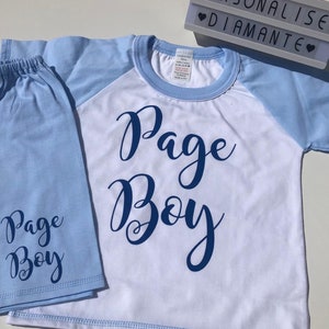 Flower Girl Pajamas, Page Boy Pyjamas Personalised - Etsy UK