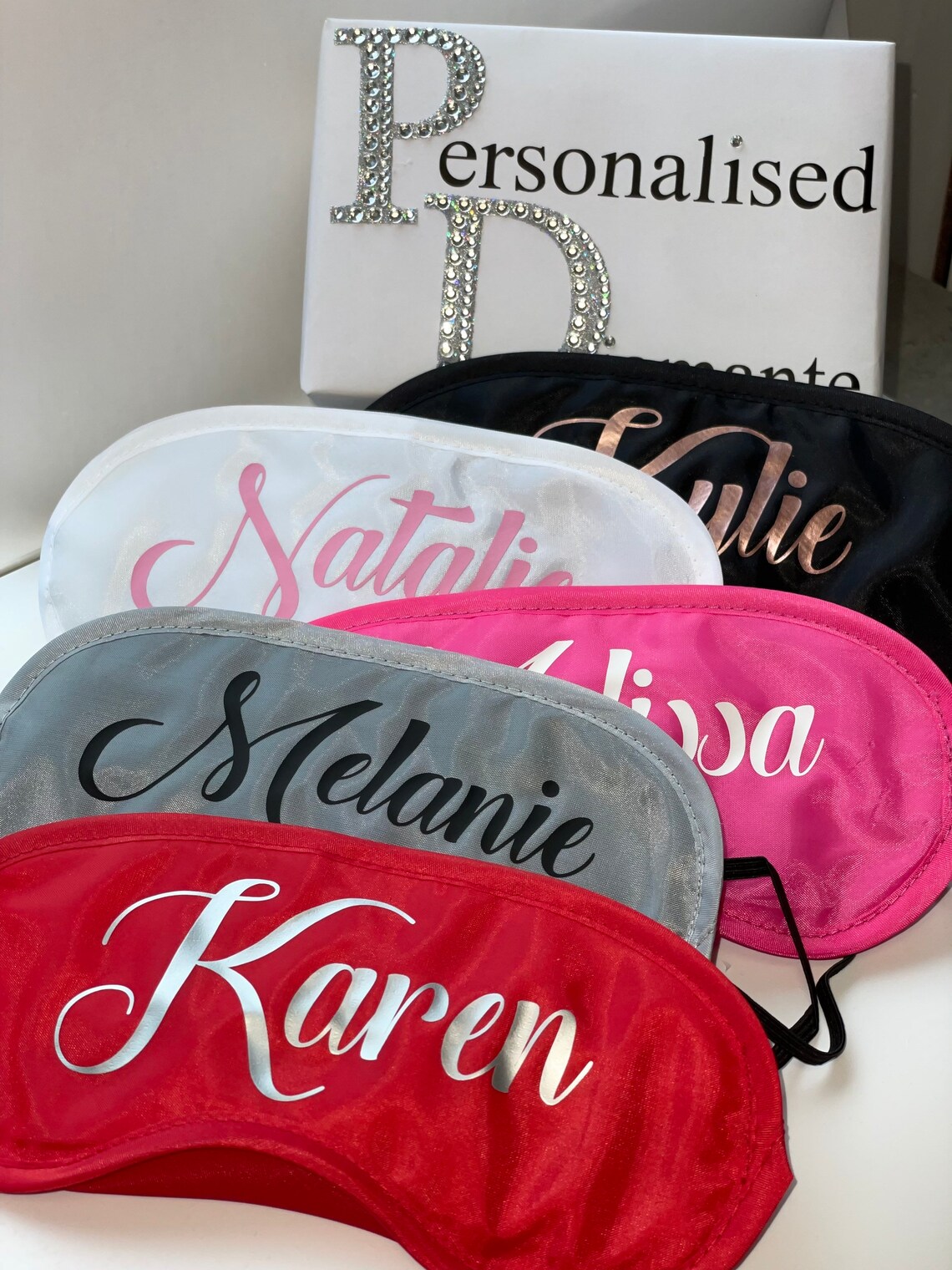 Sleepover Eye Masks Sleep Masks Spa Party Personalised - Etsy