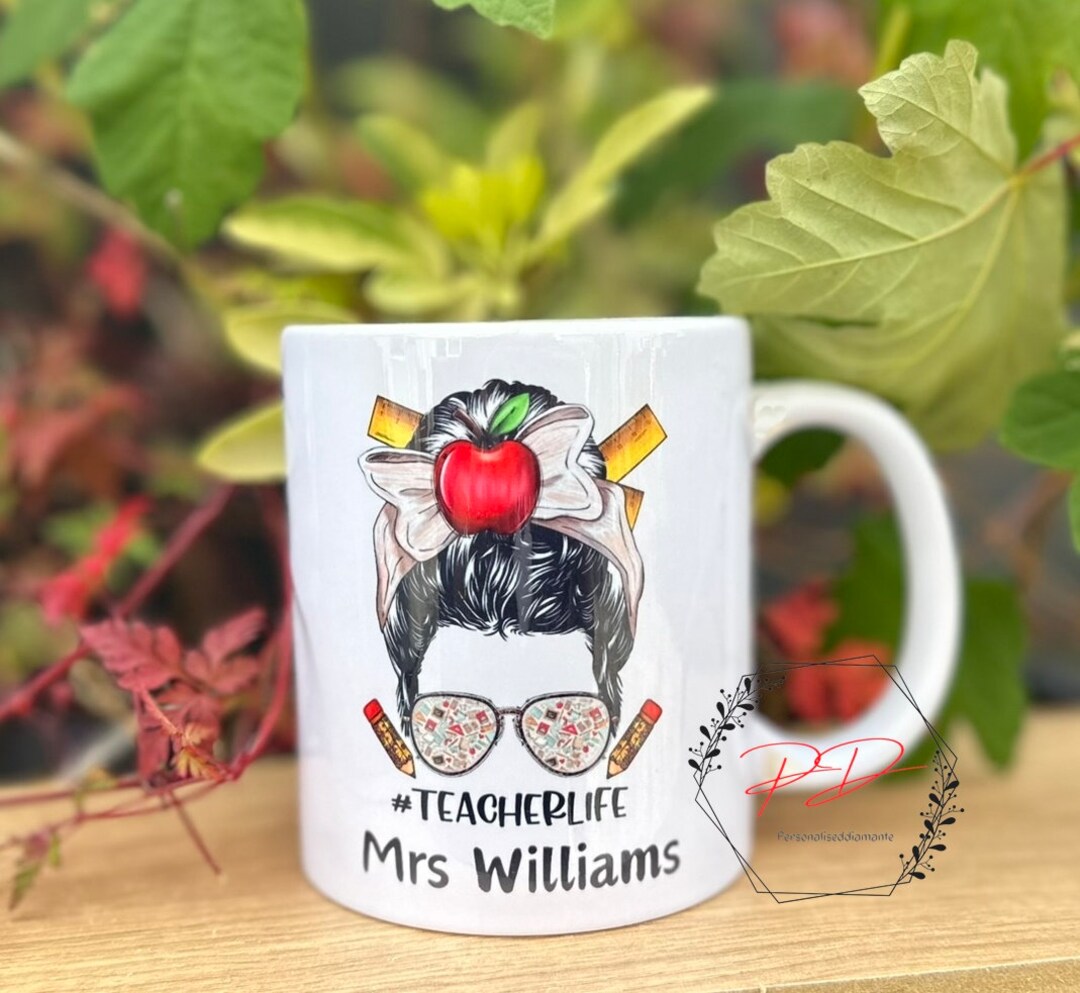 Personalised Teachers Leaver Gift , Personalised Teachers Mug - Etsy
