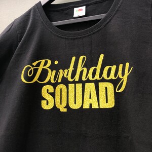 Birthday Squad Shirts Birthday Party Tops Birthday Girl - Etsy