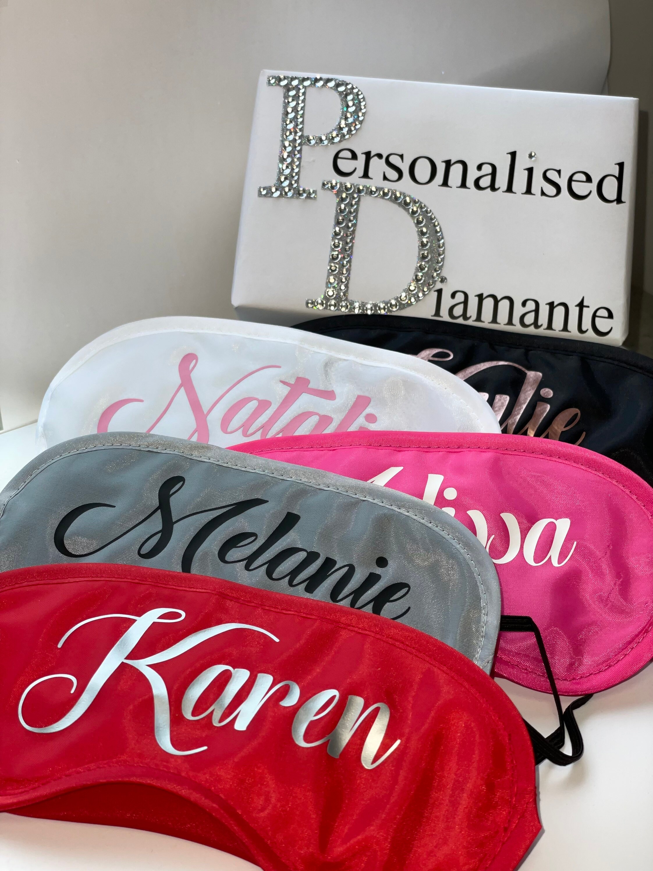 Sleepover Eye Masks Sleep Masks Spa Party Personalised | Etsy