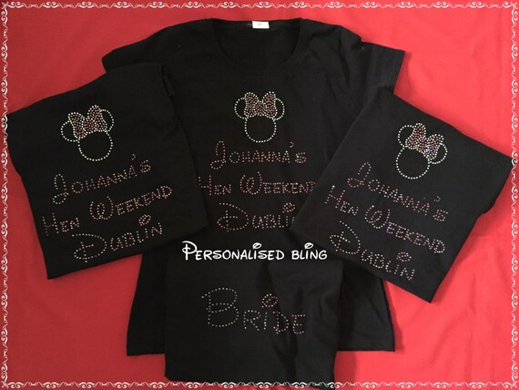 Personalised Bride T Shirt Hen Party T Shirts Bachelorette Etsy