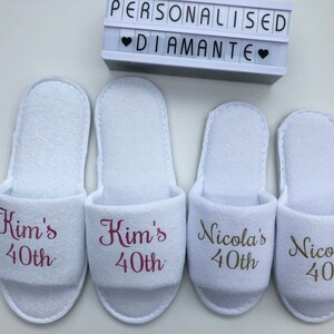 Birthday Girl Slippers, 50th Birthday, 60th Birthday, 40th Birthday ...