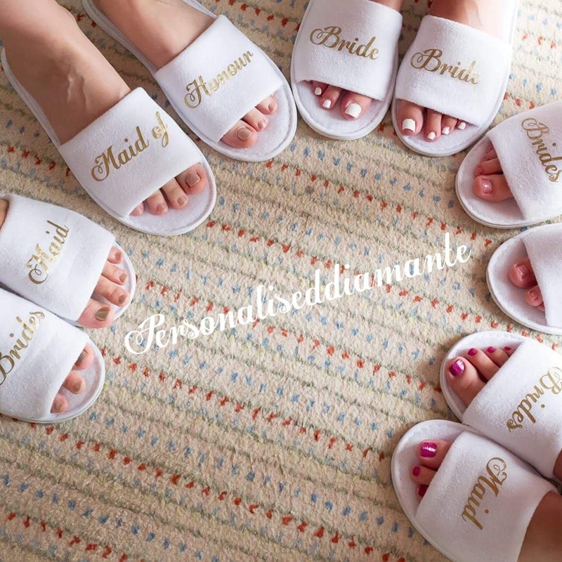 Bride Slippers - Etsy