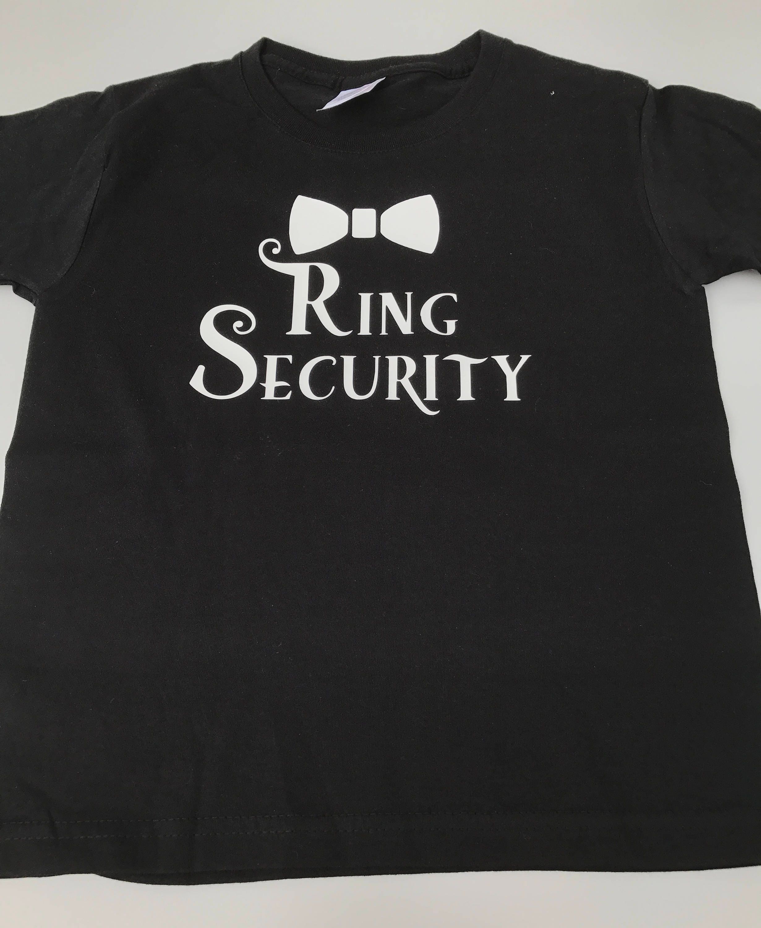 Ring Security T-shirt Page Boy T-shirt Ring Bearer T-shirt - Etsy UK