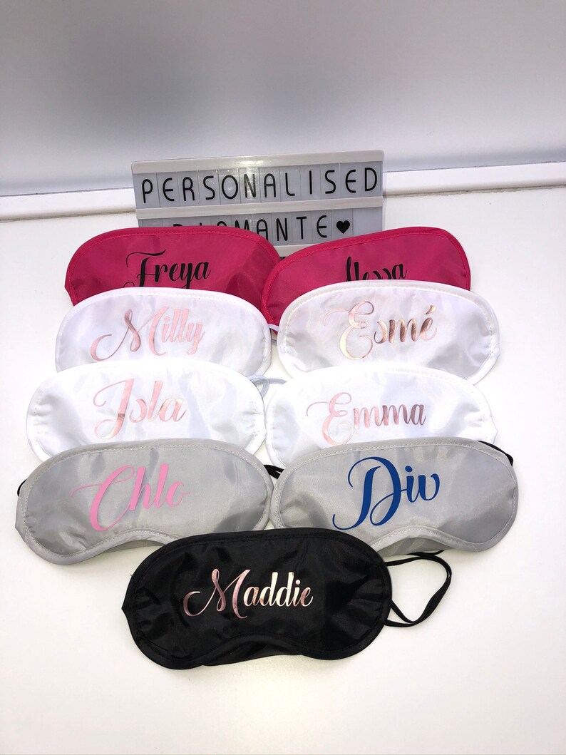 Sleepover party eye masks eyemask | Etsy