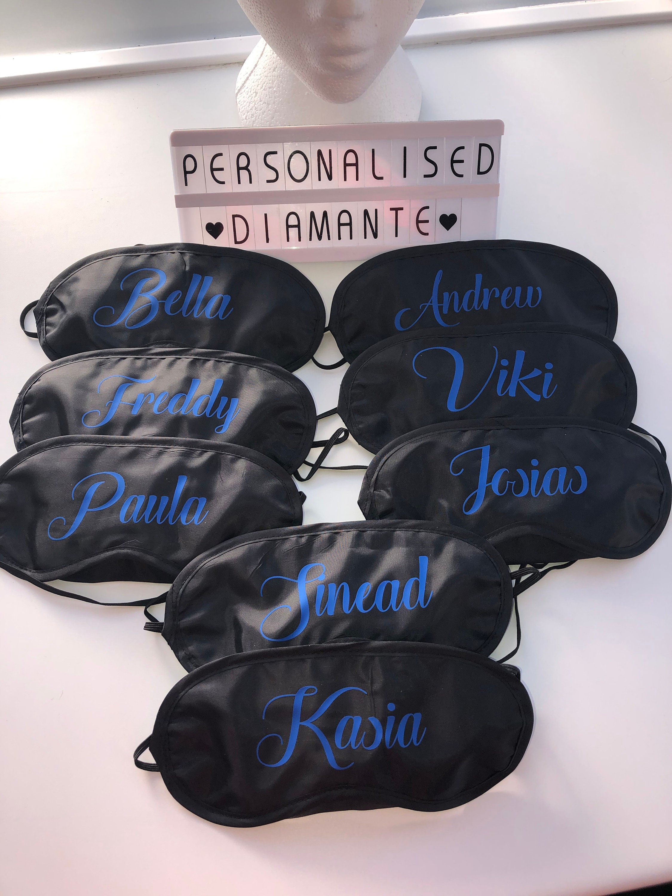 Sleepover party eye masks eyemask | Etsy